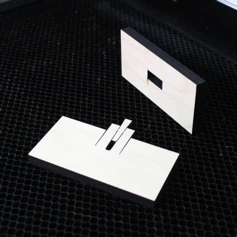 This Laser Cut One Piece Wedge Tenon Locks Wood Joints Tight Hackaday