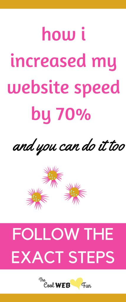 How To Increase Website Speed By 70 Cool Web Fun
