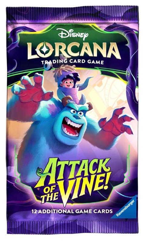 Disney Lorcana Attack Of The Vine Booster Pack Attack Of The Vine