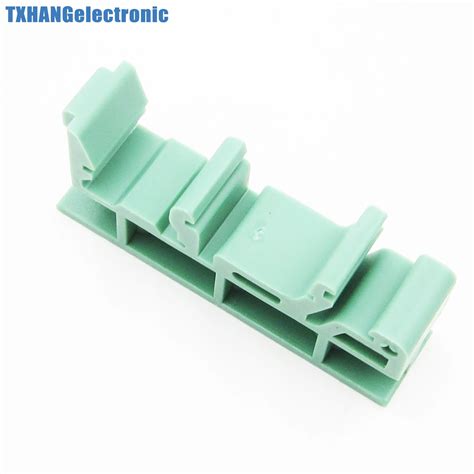 Electrical Pcb Circuit Board Holder Mounting Bracket Blocks C45 Din Rail Enclosure Adapter Stand