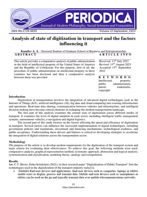 Analysis Of State Of Digital Transformation Pdf