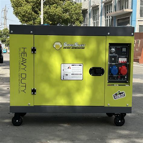 12kw 12kva Silent Soundproof Diesel Generator Sets Engine Digital Panel