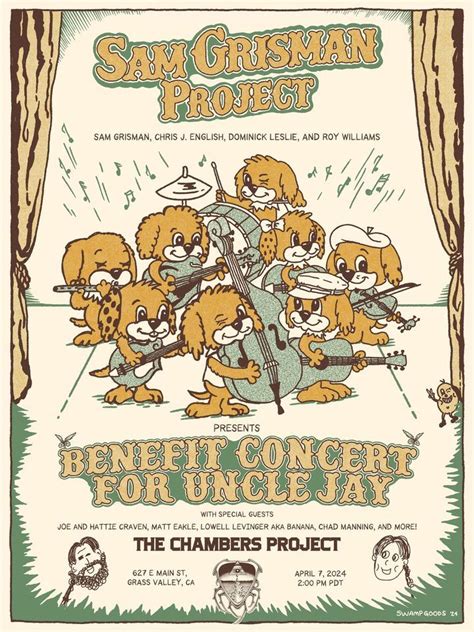 Sam Grisman Project Benefit Concert For Uncle Jay 627 E Main Street Grass Valley Ca United