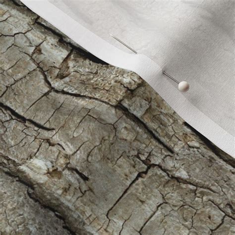 Endless Bark Fabric Spoonflower
