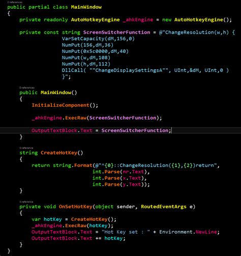 Using AutoHotKeydll With C In A WPF Application