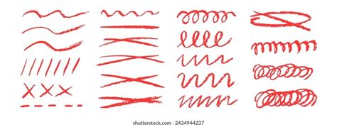 Red Underlines Strikethrough Strokes Over 94 Royalty Free Licensable Stock Vectors And Vector Art