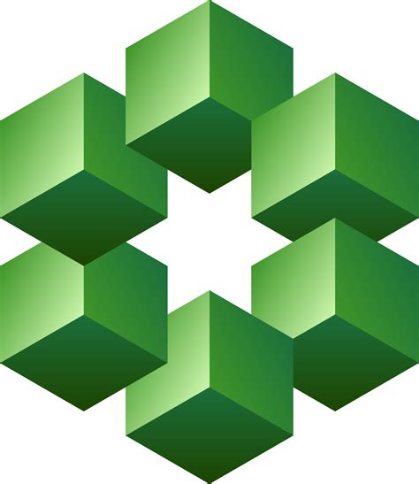 3d Optical Illusion Shape 3d Impossible Shape Of Cubes Vector