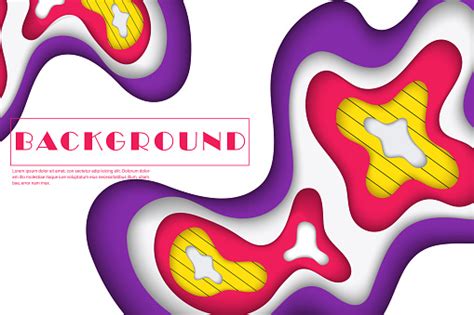 종이 잘라 모양3d 추상 배경 수직 배너입니다 0명에 대한 스톡 벡터 아트 및 기타 이미지 0명 개념 광고 Istock