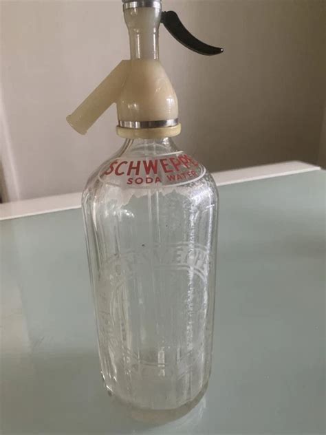 Vintage Schweppes Limited London Soda Syphon Glass Bottle 1950s 3000 Picclick Au