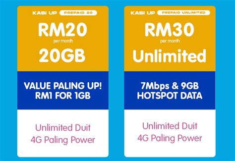 Yes Kasi Up 100gb Postpaid For Rm49month 10gb Prepaid For Rm15month Soyacincau