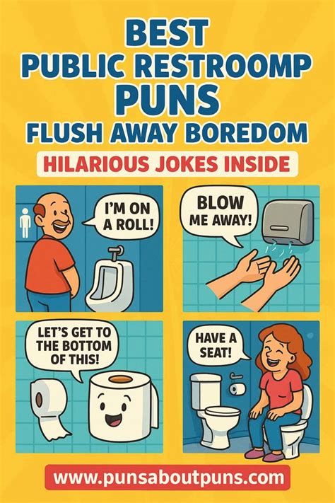Flush Away Boredom With The Best Public Restroom Puns And Hilarious Jokes