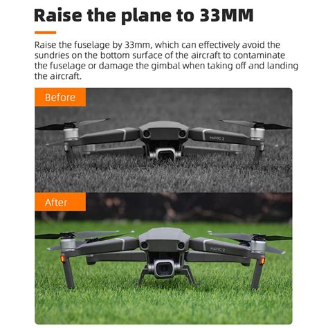 드론 가방 매빅 에어 Mavic Air 2 Dji 줌프로용 랜딩 기어 접이식 폴더블 높이 티몬