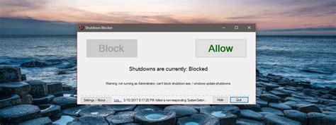 How To Block Shut Down And Restart On Windows 10