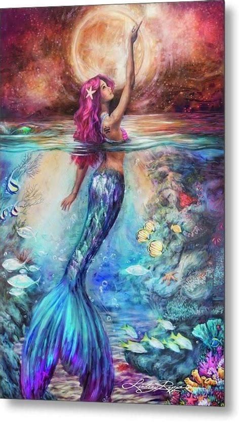 Pin By Venessa Madrid On Fantasy Mermaid Art Mermaid Painting
