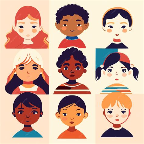 Ilustraciones Infantiles Vectoriales Juguetonas Que Muestran Diversas
