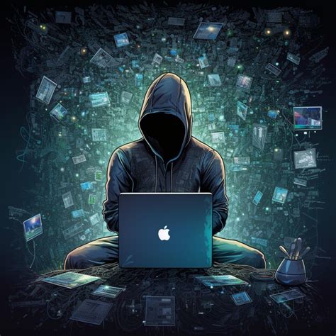 Premium Ai Image Online Security Technology Hacking Background