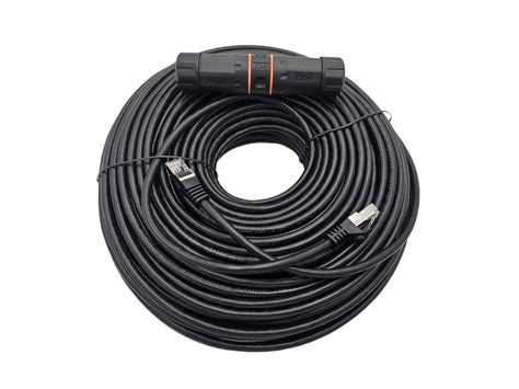 Cat6a Outdoor Shielded Ethernet Cable Uv Resistant Poe