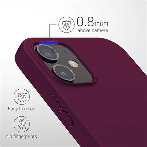 Violet Silicone Iphone 12 Case Caseface