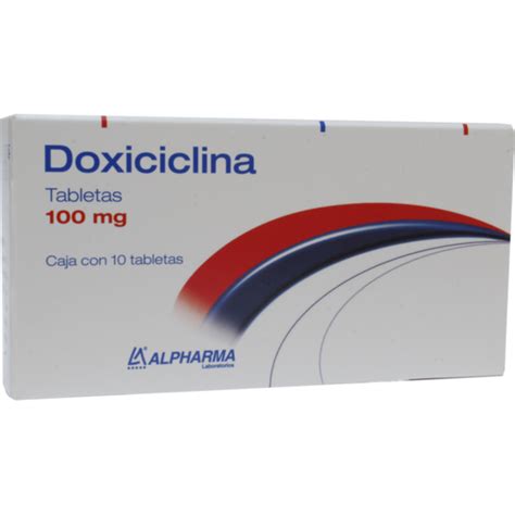 Doxiciclina 100mg Tab C10 Alp Grupo Farma Medical