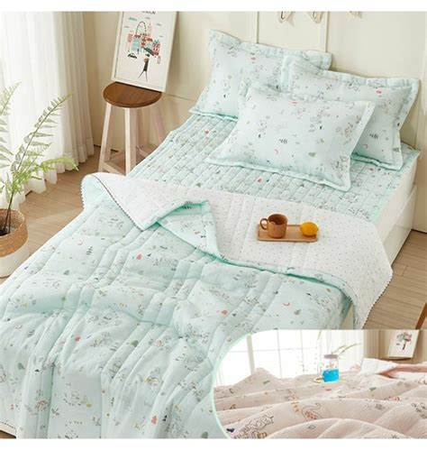 [티]시어서커여름이불세트 제이리빙 스티 스노우리플 아사면 누빔이불 Ss 2컬러[몬] 티몬