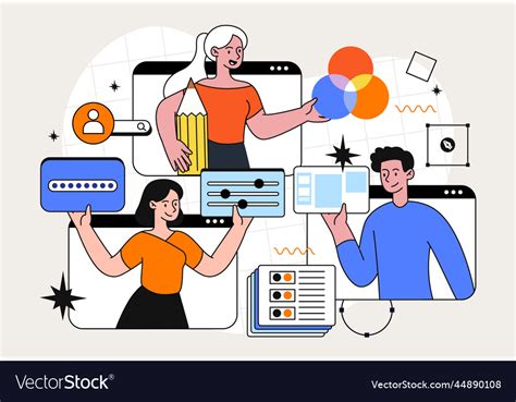 Ui Ux Design Royalty Free Vector Image VectorStock