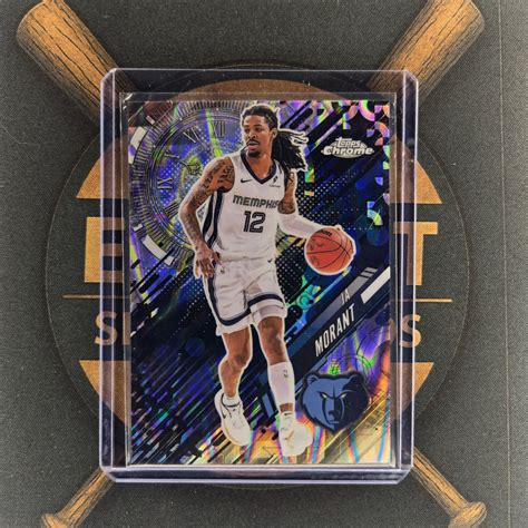2025 26 Topps Chrome Ja Morant Go Time Raywave The Break Room Cards™