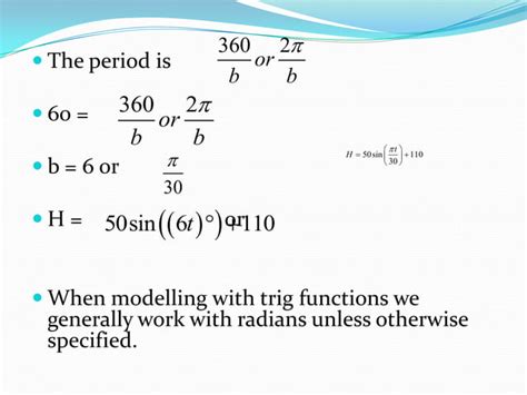 Circular Trigonometric Applications Ppt
