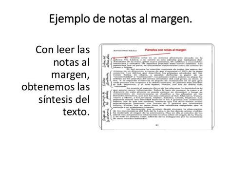 Subrayado Y Anotaciones Marginales