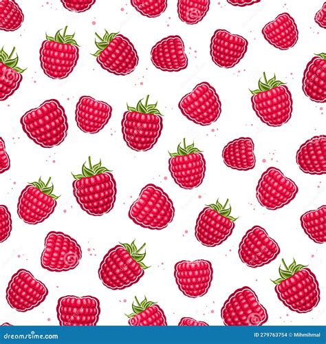 Vector Raspberry Healthy Food Isolated Black And White Engraved Ink Art Isolated Berries