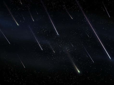 Download A Bright Streak Of Light As A Meteor Passes Through The Earths Atmosphere