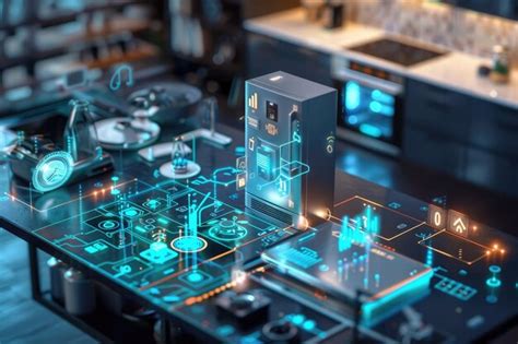 Iot Smart Home With 5g Router Linking Appliances Premium Ai Generated Image Iot Smart Home With 5g Router Linking Appliances Premium Ai Generated Image