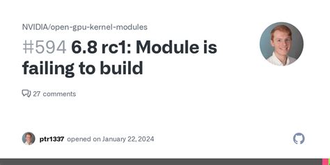 Rc Module Is Failing To Build Issue NVIDIA Open Gpu Kernel Modules GitHub