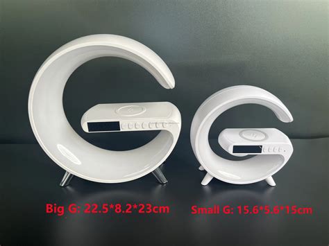 New Design 5 In 1 Portable G Shaped 15w Wireless Charger With Alarm