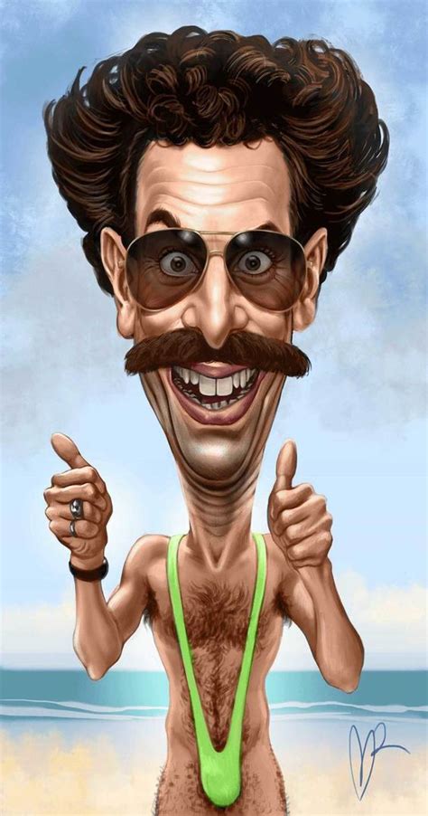 Borat Borat Sagdijew Борат Сагдиев Caricature By Marzio Mariani