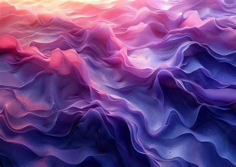 Abstract Waves Of Color In Soft Gradients Creating A Fluid And Dynamic Visual Effect Background