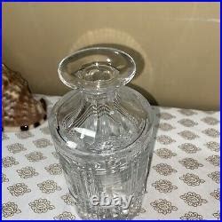 Rare Vintage Ralph Lauren Glen Plaid Crystal Decanter Great Condition