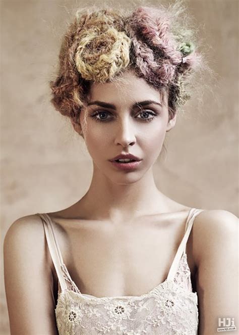 Creative Updo With Accessories