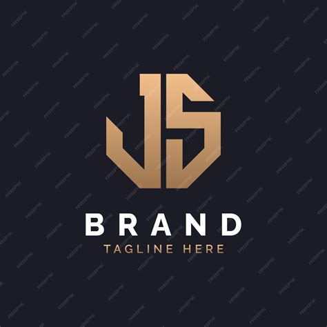 Premium Vector Js Logo Design Modern Minimal Elegant And Luxury Js Logo Alphabet Letter Js