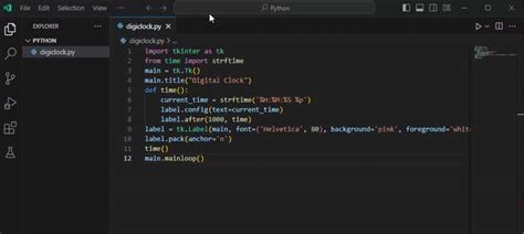 ishika garg on linkedin python digitalclock tkinter problemsolving