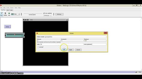 sliders in netlogo youtube