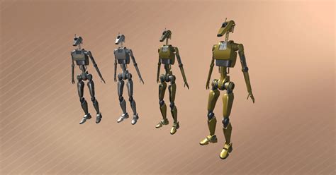 Sci Fi Droid Set 3d Robots Unity Asset Store