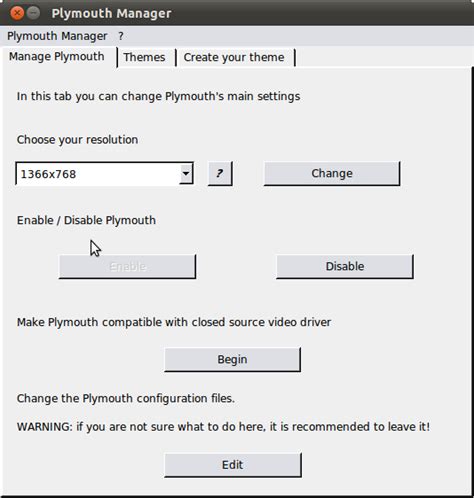 Plymouth Manager A Nice Tool To Change Plymouth Resolution And Boot Theme In Ubuntu Unixmen