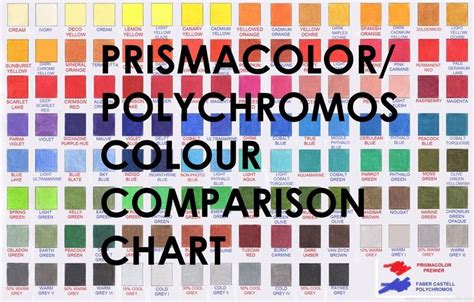 Prismacolor Polychromos Colour Comparison Chart Prismacolor Color Palette Challenge