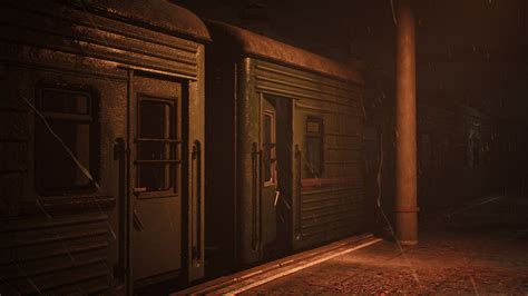 horror game environment unreal engine behance