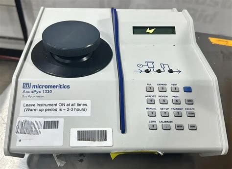 Micromeritics Accupyc 1330 Gas Pycnometer Fully Automatic Density