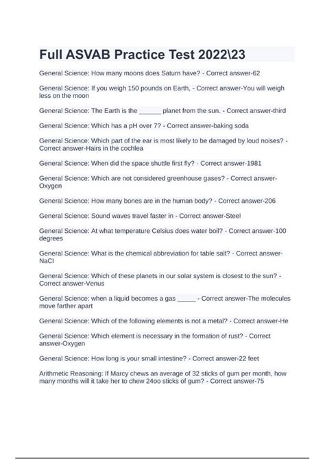 Full Asvab Practice Test In 2025 Air Force Basic Training Practice Testing Writing Therapy