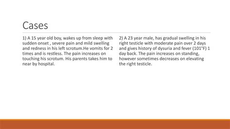 Testicular Torsion Surgical Emergency Pptx