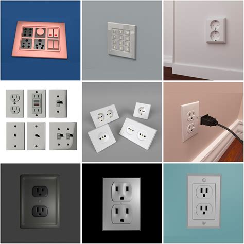 Wall Outlets And Switches Free 3d Model On
