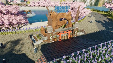 Park Entrance Decortion Workshop Jurassic World Evolution 3