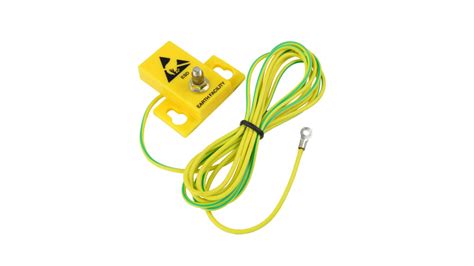 Rs Pro Esd Earth Bonding Bracket Yellow 2m Rs